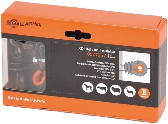 Schroefisolator - Draad isolator - Elektrische afrastering - Nul ...