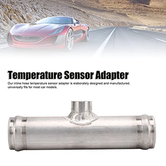 Inline Radiator Hose Temperature Sensor Adapter 3/8in NPT Heavy Duty ...