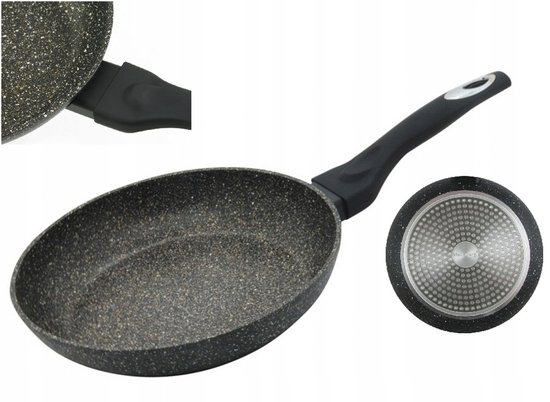 Marmite Pan met Deksel 26cm - Graniet Marmer Coating | bol