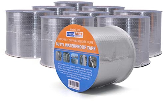 Waterdichte Butyl Tape voor Afdichting en Reparatie - 4" x 5m ...