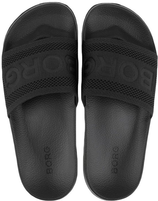 Björn Borg dames slippers knox logo zwart | bol