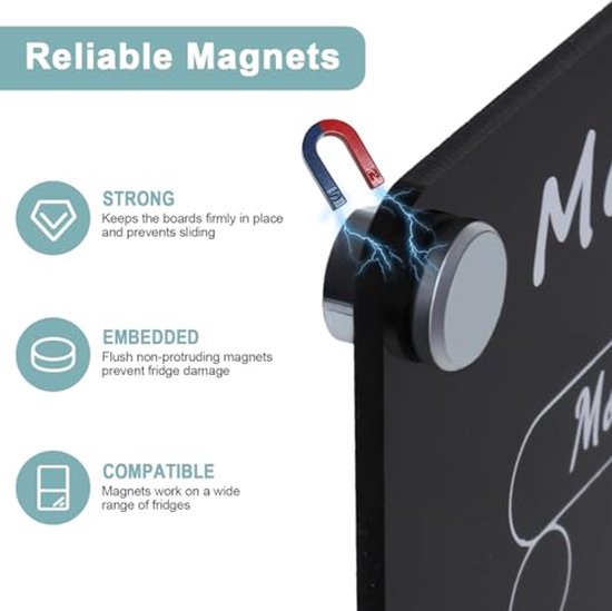 Magnetische Weekplanner voor Koelkast - Herbruikbare Planningstool voor ...