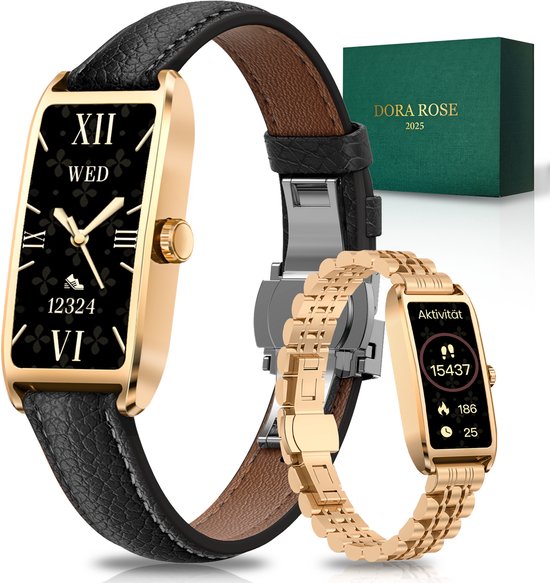 Sanorum 2025 Nieuwste Smartwatch voor Dames – 1.13" AMOLED Display, 30 ...