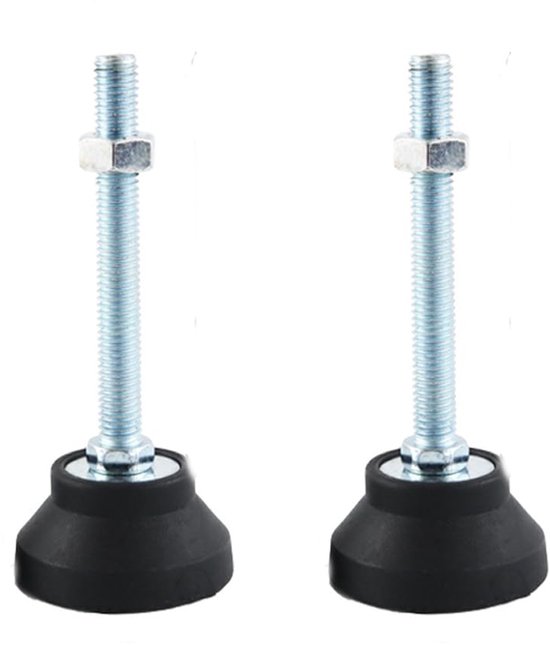 Rubber Floor Compensation Plate, 2 Pieces M8 Adjustable Furniture Legs ...