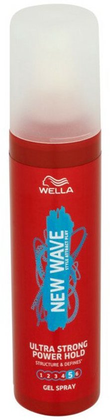 Wella New Wave Ultra Strong Power Hold Gel Spray - haargel - 4 x 150 ml ...