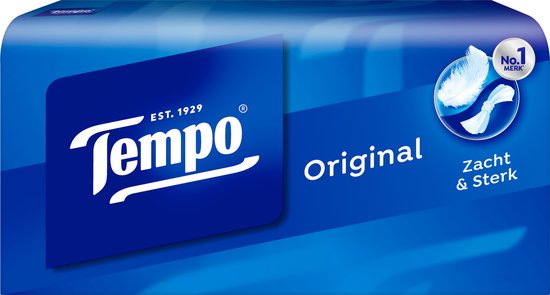 Tempo Tissues box original 100 Stuks | bol