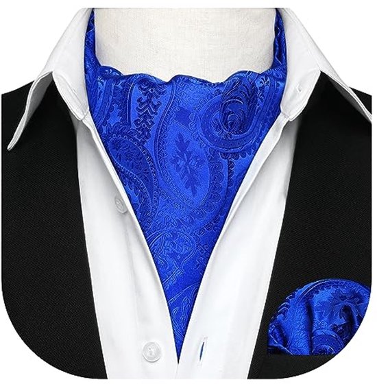 Elegante Cravats voor Mannen - Zijden Paisley en Polka Dots Ascot ...