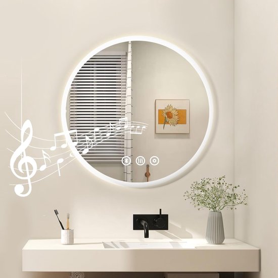 Stern Spiegel Bluetooth 58cm Met Led Verlichting 3900