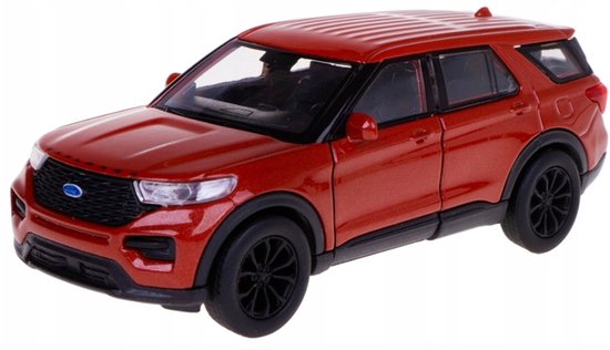 Welly Ford Explorer 2023 Modelauto Metaal 1:34 Rood | bol