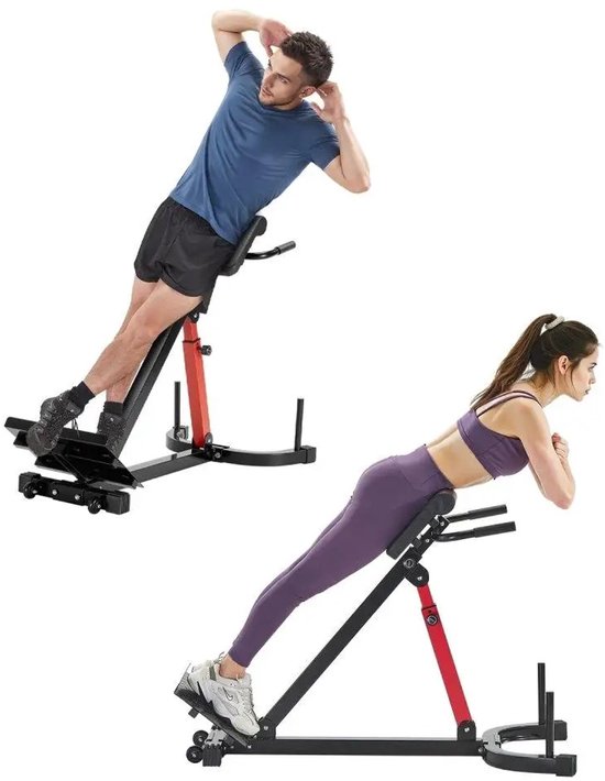 Lynly - back extension machine apparaat onderrug tot 155kg low back ...