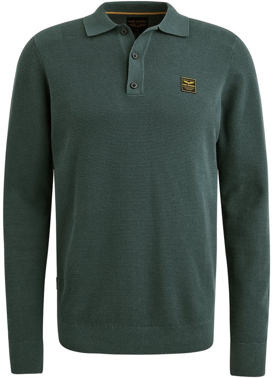 PME Legend - Heren polo - Maat 3XL - Mannen - 6416 Olive Nigh - | bol