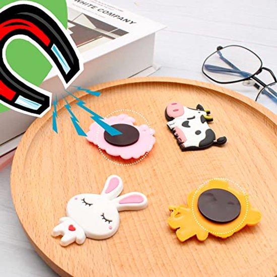 Fridge Magnets, Pack of 12, 3D Cartoon Magnets, Animals, Magnets ...