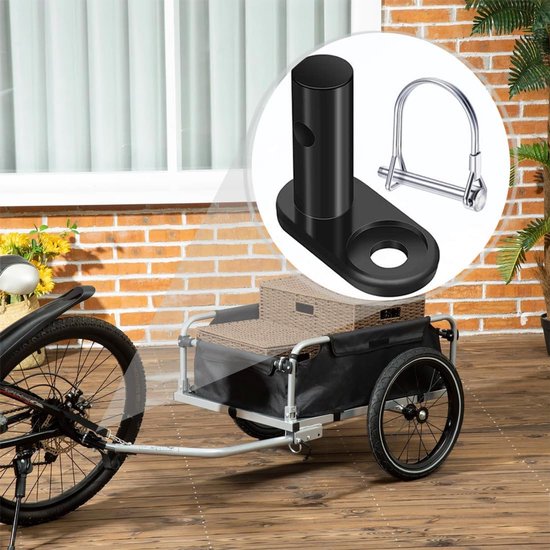 Fietskar Koppeling met Trekstang – Fiets Tow Bar Accessoire met ...