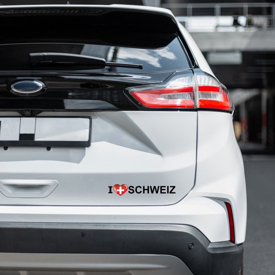 Sticker - 10x - I love Schweiz - 19 x 4 cm - Zwitserland - landenthema ...