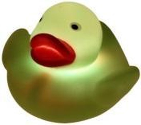 Free And Easy Badeend Met Licht 5,5 Cm Groen | bol.com