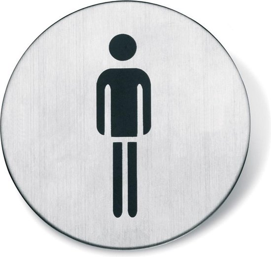 Almar Pictogram Man zelfklevend rond | bol