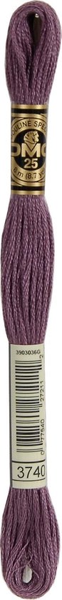 DMC Borduurgaren-3740 Paars | bol.