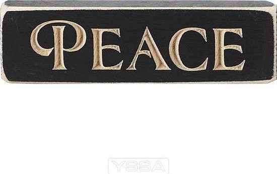 Peace - Engraved Wall/Tabletop Sign - 15 | bol