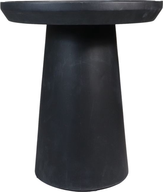 Fisher Table d'appoint - 45x45x50 cm - Zwart - Bois de manguier ...