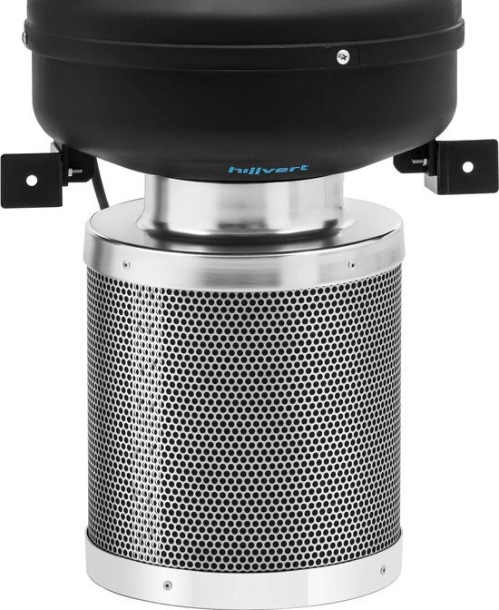 hillvert Afvoerluchtset - actief koolfilter / pijpventilator ...