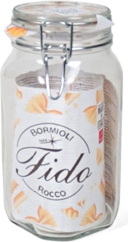 8x Weckpot/inmaakpot 1,5 liter met rubberen ring, klepdeksel en ...