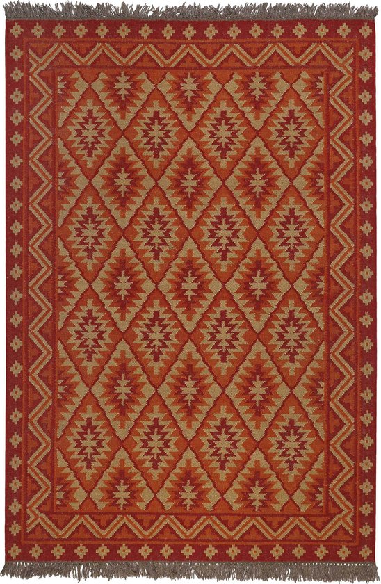 Green Looop - Handgeweven vloerkleed - Clare - 100% wol - Dikte: 5mm | bol