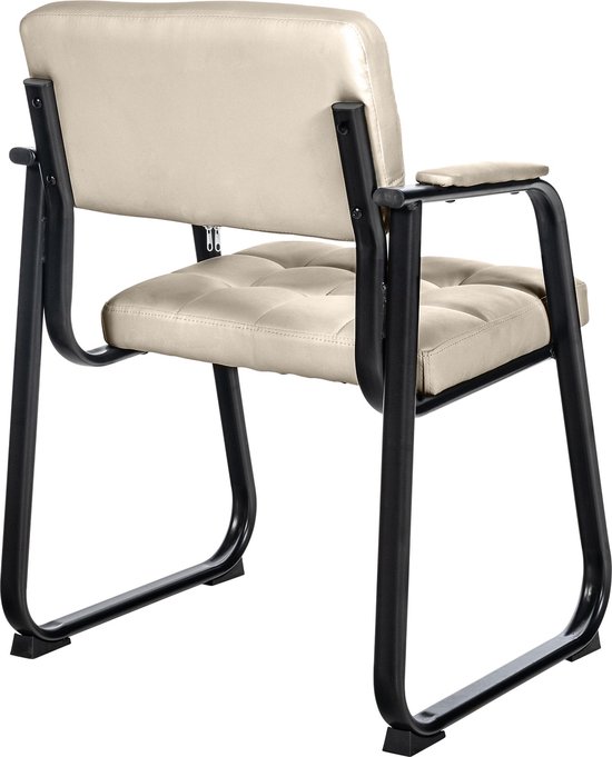 CLP Canada B Eetkamersstoel - Kunstleer creme | bol