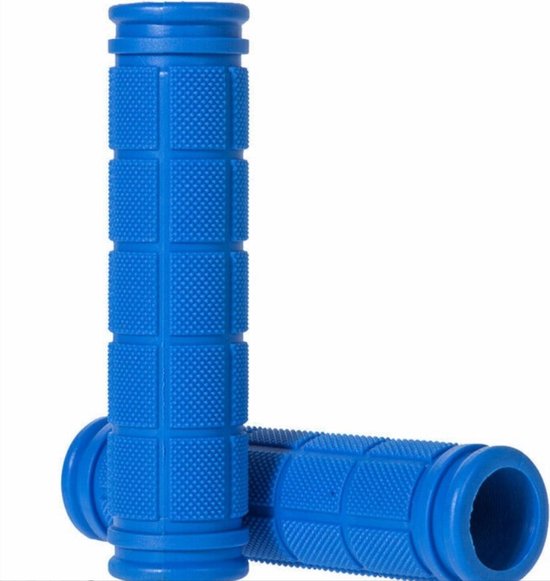 Full Grip Fiets Handvatten Blauw - Anti Slip - Fietsstuur - 115mm/22mm ...