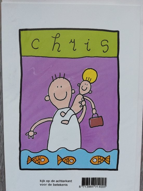 Wens kaart met naam Chris | bol