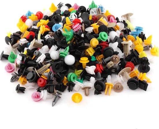 Universele Auto Bevestigingsclips - 100-delig - Auto interieur clips ...