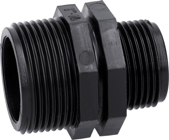 Verloopnippel 1 1/4 inch naar 1 inch I adapter dubbele buitendraad I dubbele nippel... | bol