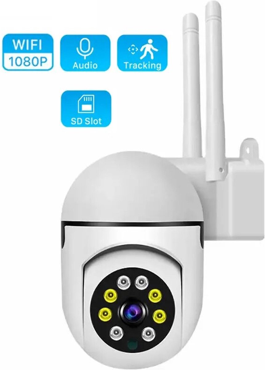 Beveiligingscamera Full HD Night Vision Muurbevestiging ...