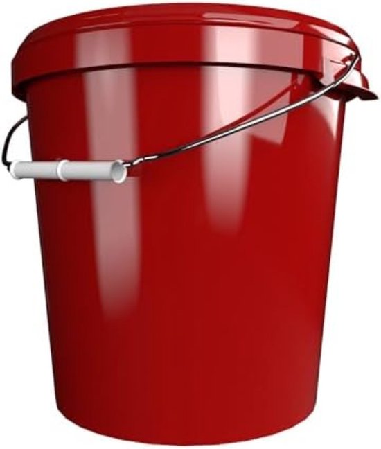 Afsluitbare Emmer - Rood | bol
