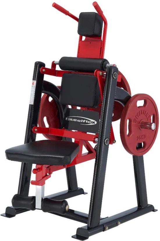 Steelflex PLAC-BR - Ab Crunch Machine - Verstelbare weerstand - Gepoedercoat frame van... | bol