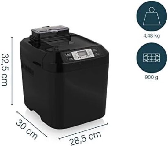 Broodmachine - Brood machine - 230V - Zwart | bol