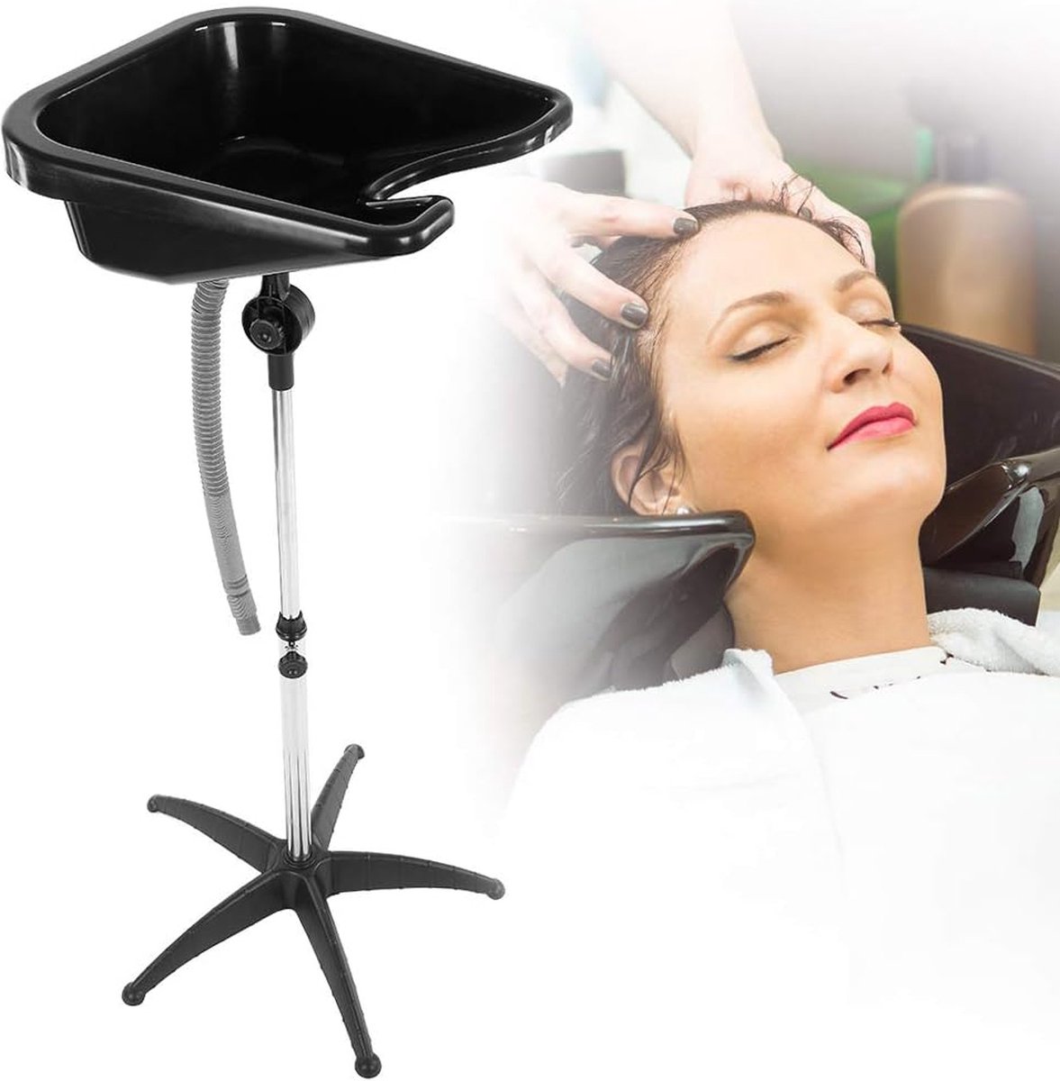 Mobiele Wasbak - Haarwasbak - Wasbak Kapper - Thuiszorg - Mobiele Wastafel - Premium | bol