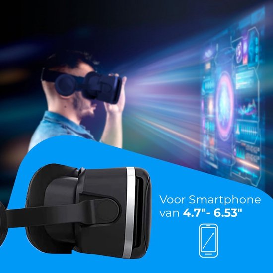 VR Bril - Virtual Reality 3D Bril - VR Glasses - VR Headset | bol