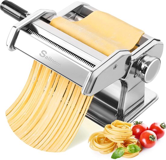 Handmatige Pastamachine Met 7 Verstelbare Diktes 2 In 1 Pastasnijder