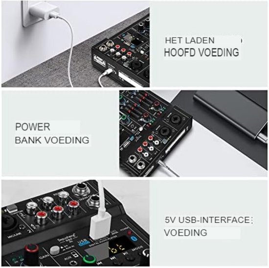Mengpaneel dj - Mengpaneel mixer - Mengpaneel met versterker ...