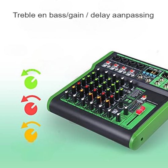 Mengpaneel dj - Mengpaneel mixer - Mengpaneel met versterker ...