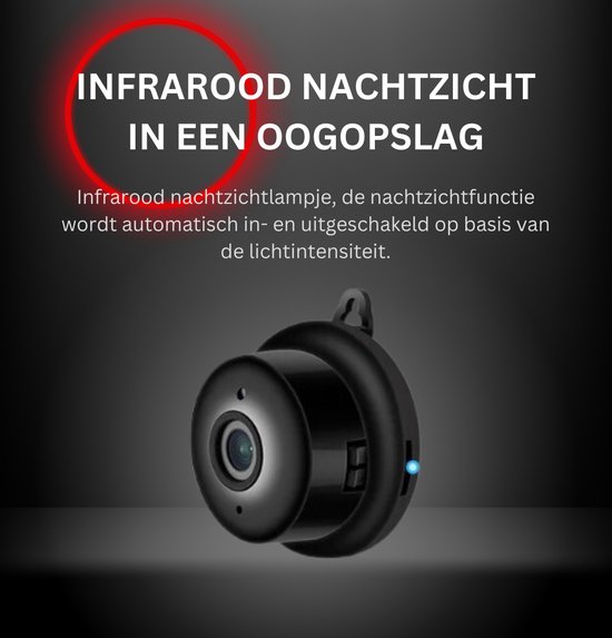 P&P Goods® Spy Camera - Verborgen Camera - Beveiligingscamera - Mini ...