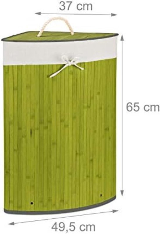 Wasmand Riet - Wasmand Riet Met Deksel - Wasmand Bamboe - Groen | bol