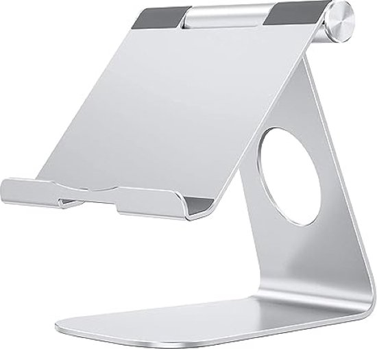 Verstelbare tabletstandaard, tablethouder tafel voor online cursussen ...