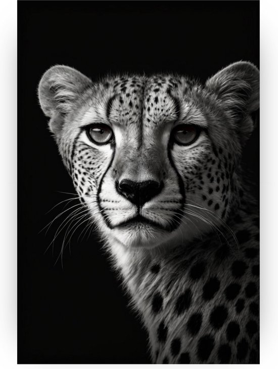 Cheeta poster - Wilde dieren muurdecoratie - Posters cheeta - Posters ...