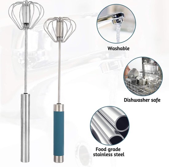 Keuken garde, halfautomatische garde, 5 stuks, mini-garde, ballongarde ...