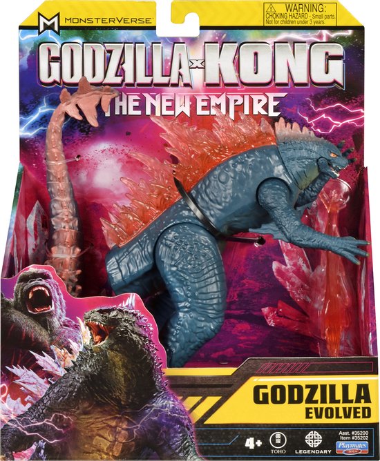 Playmates Godzilla x Kong: The New Empire Action Figure Godzilla ...