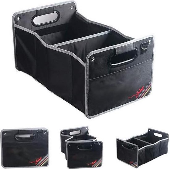 Auto-bagage-organizer, opvouwbare cargo-opbergcontainer, zwart, voor A1 ...
