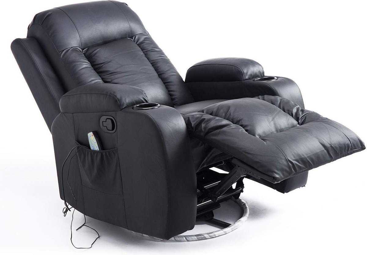 Luxe Elektrische Massagestoel Met Voetensteun & Verwarming - TV ...