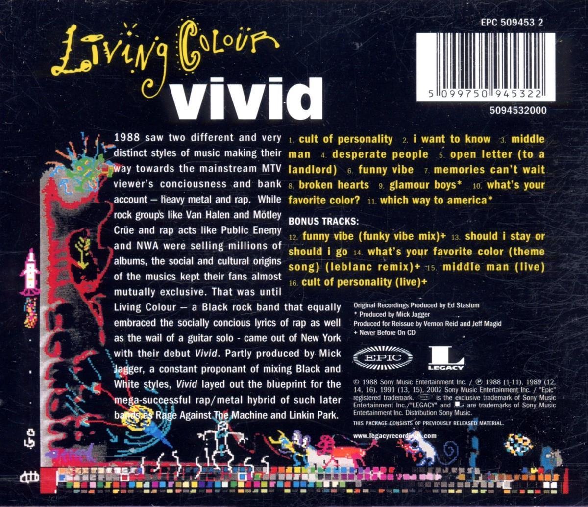Vivid, Living Colour | Muziek | bol