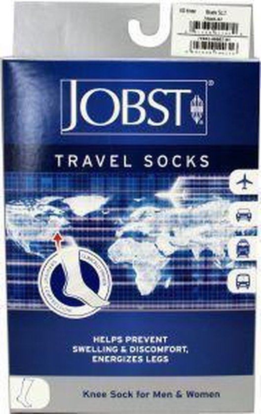 Jobst Travel Socks Zwart 39-40 | bol
